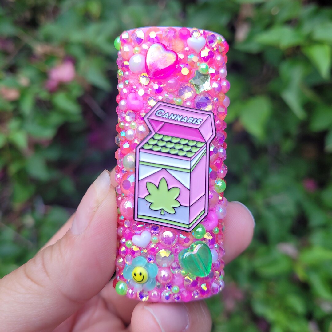 For Classic BIC Lighters/ Bling/ Blinged/ Bedazzled Lighter Cover/ Mary ...