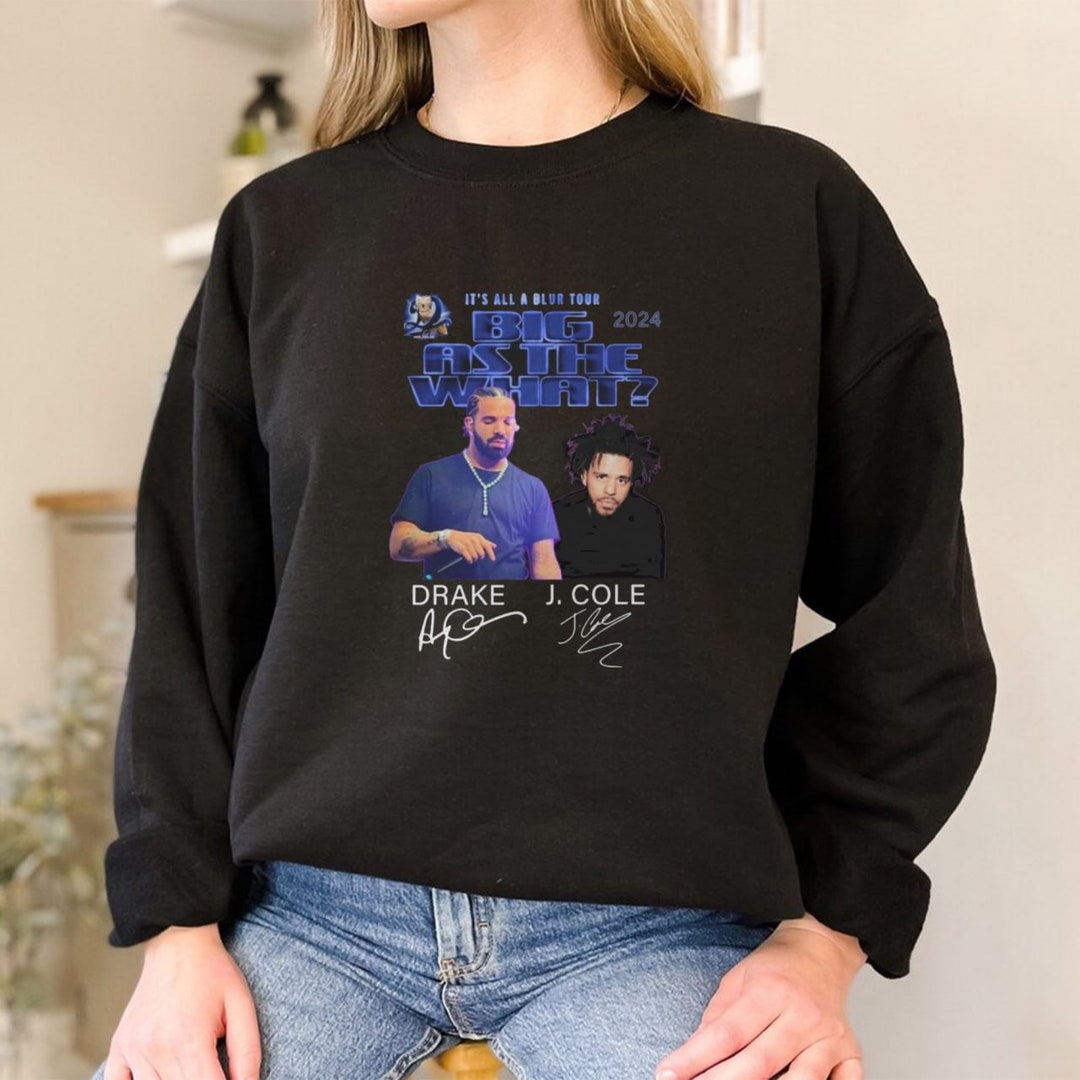 Tour 2024 Signature Drake J Cole It's All Blur Shirt, Drake Tour Drake ...