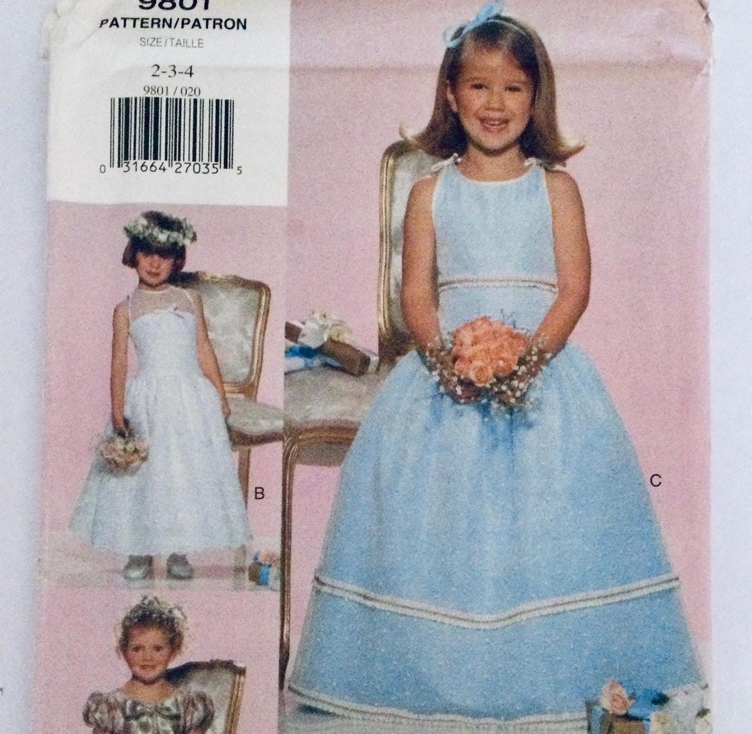 Vogue 9801 Easy Sewing Pattern Vogue for Me Child's Special Occasion ...