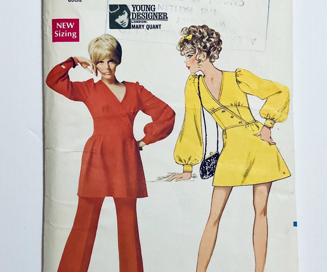 Butterick 5509 Vintage 1964 Sewing Pattern by Mary Quant Misses' Dress ...