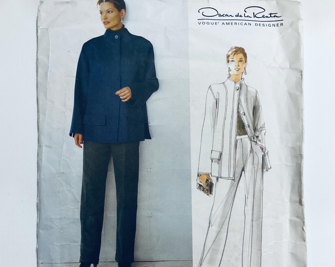 Vogue 2188 Vintage 1998 Sewing Pattern by Oscar De La Renta Jacket and ...