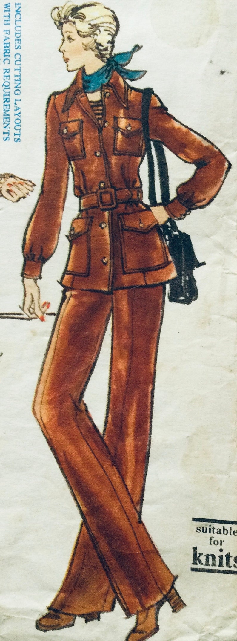 Vogue 8443 Vintage 1970s Sewing Pattern Misses' Jacket - Etsy