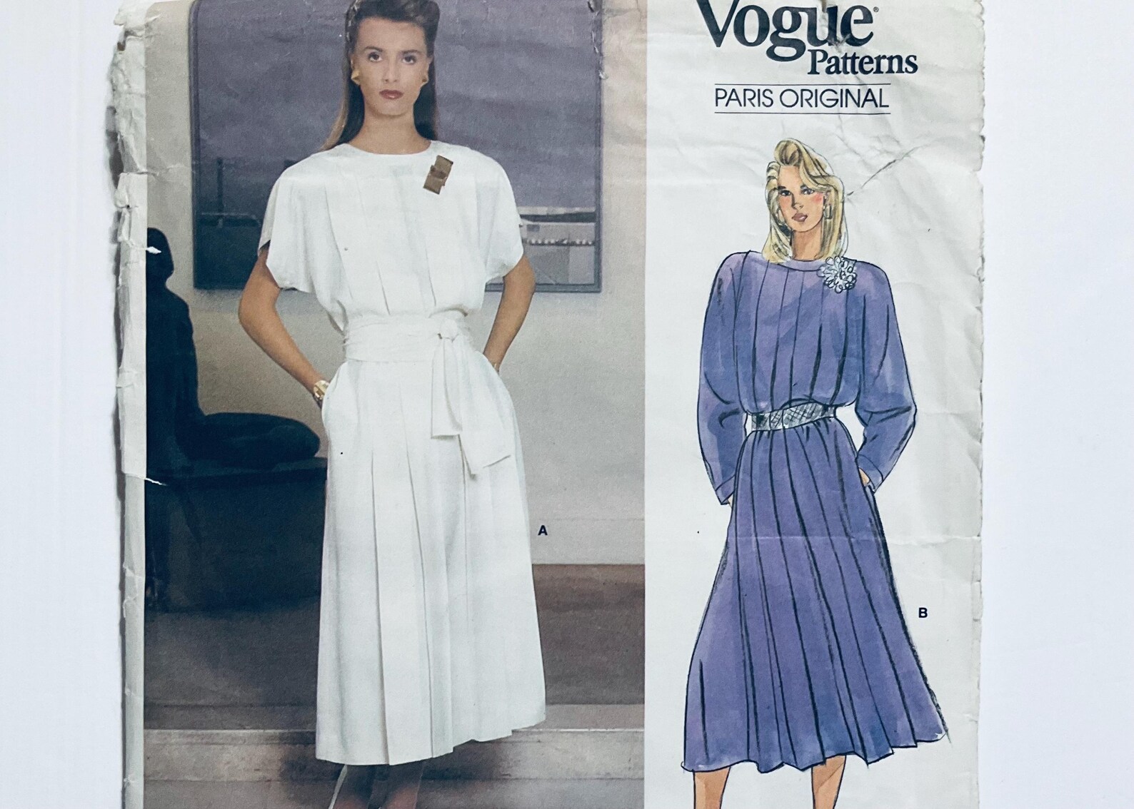 Vogue 1553 Vintage 1985 Sewing Pattern Paris Original by Guy Laroche ...