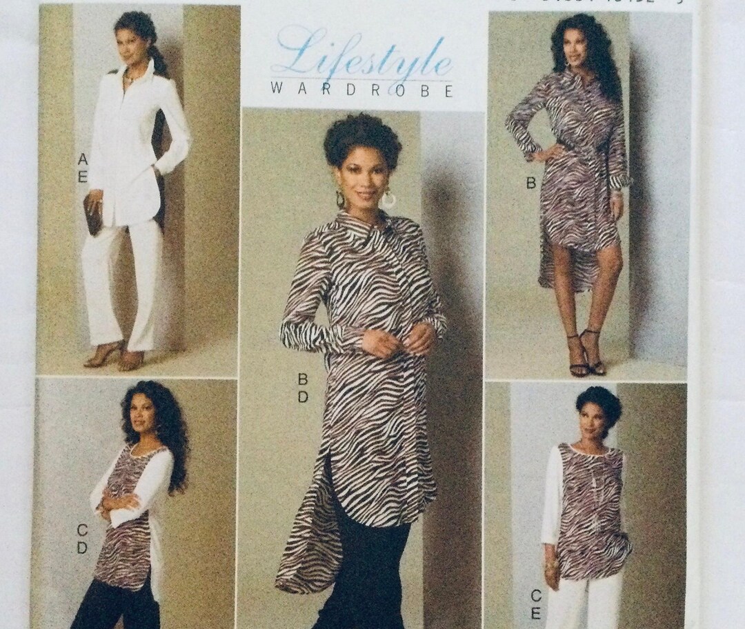 Butterick 6294 Easy Sewing Pattern for Tunic and Pants 8-16 Factory ...
