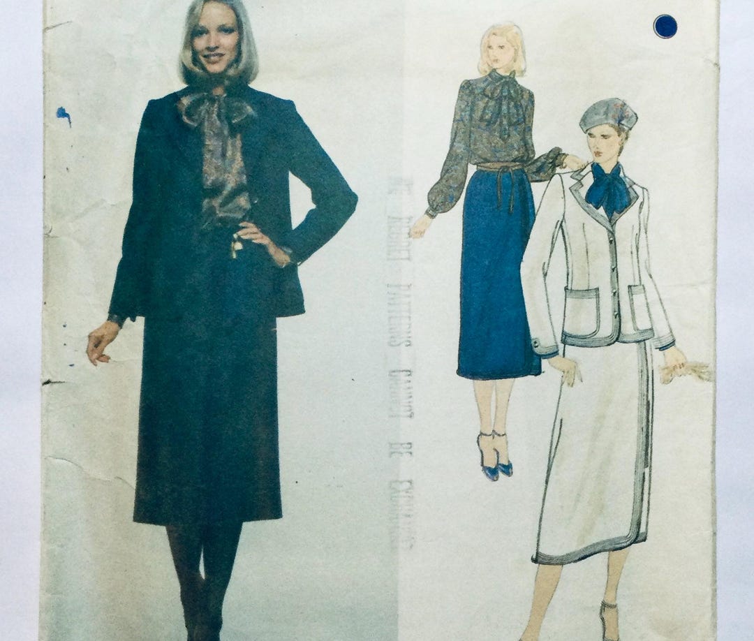Vogue Paris Original 2081 From the 1970s Sewing Pattern Givenchy Blouse ...