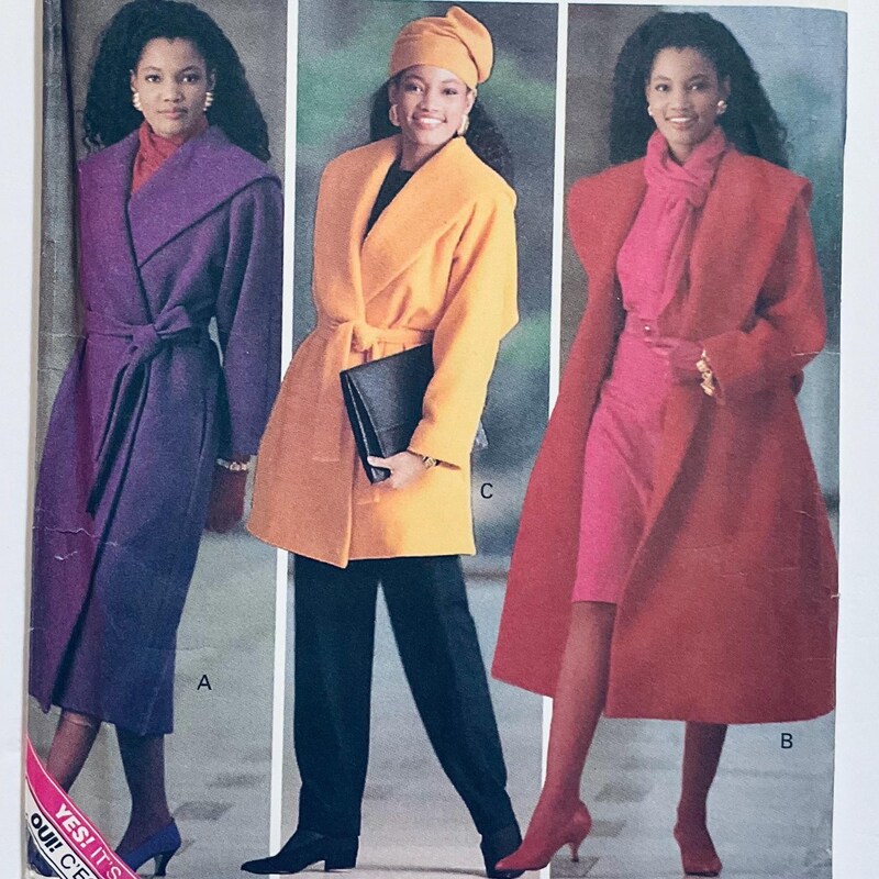 Wrap Coat Pattern - Etsy