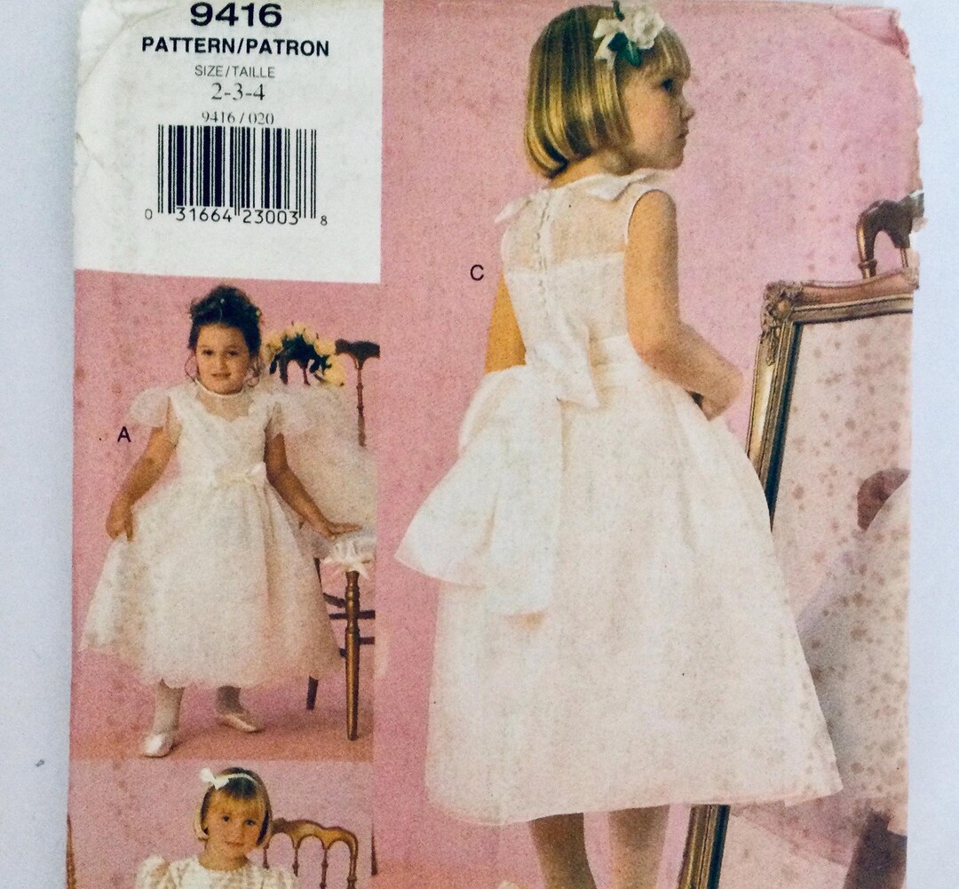 Vogue 9416 Vogue for Me Sewing Pattern for Special Occasion Dress for 2 ...