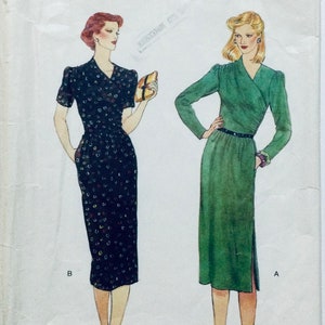 Vogue 7404 Vintage 1979 Sewing Pattern Misses' Dress Size 8 for Soft ...