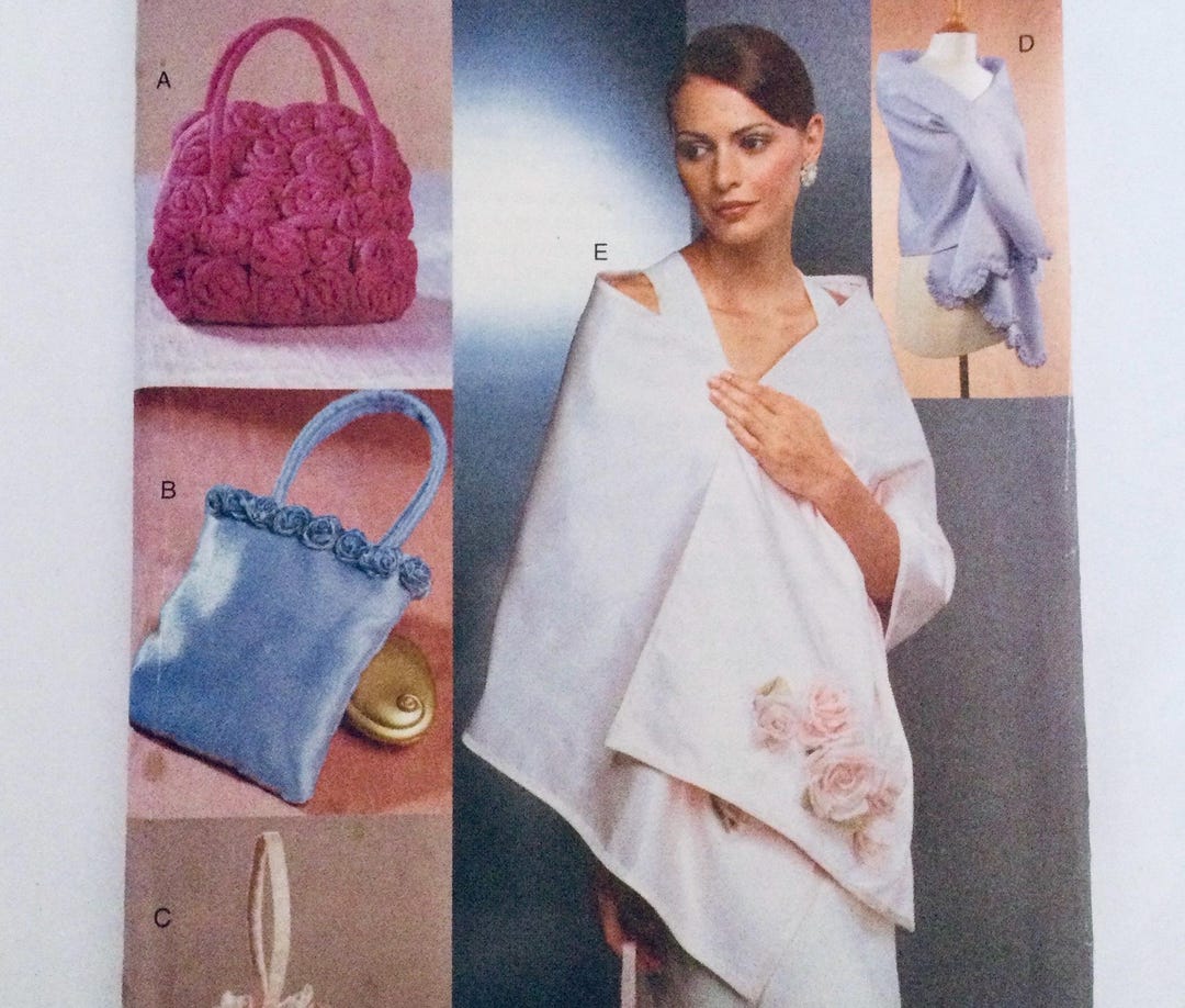 Vogue 7189 Rose Sewing Pattern Vogue Accessories Embellished With Self ...