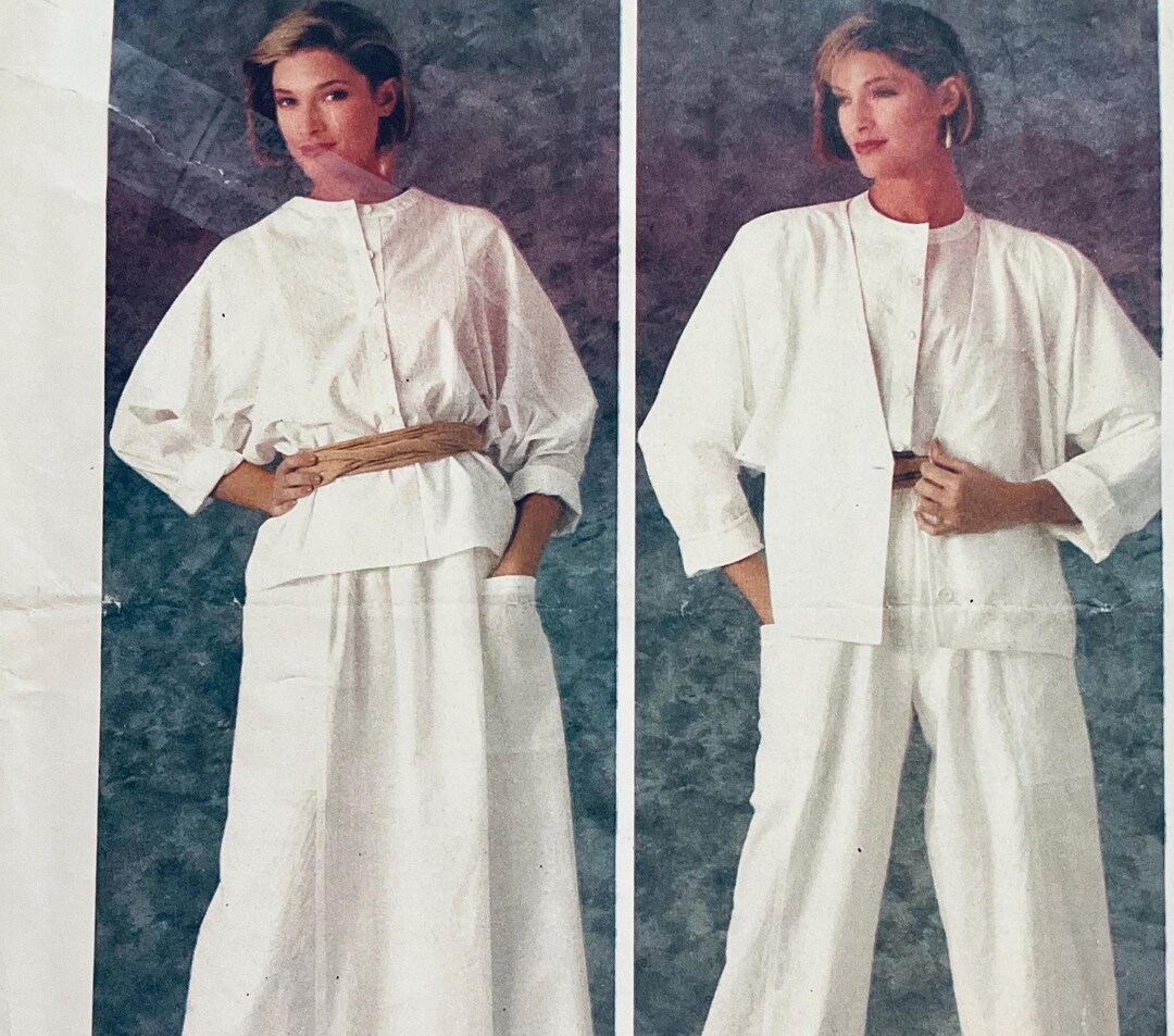Vogue 1347 Vintage 1986 Sewing Pattern by Carol Horn Misses' Unlined ...