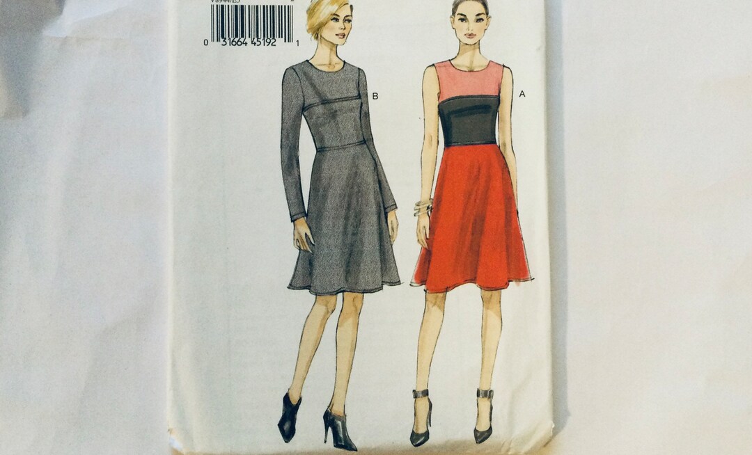 Vogue 8944 Very Easy Sewing Pattern Misses Misses Petite Lined Colour ...