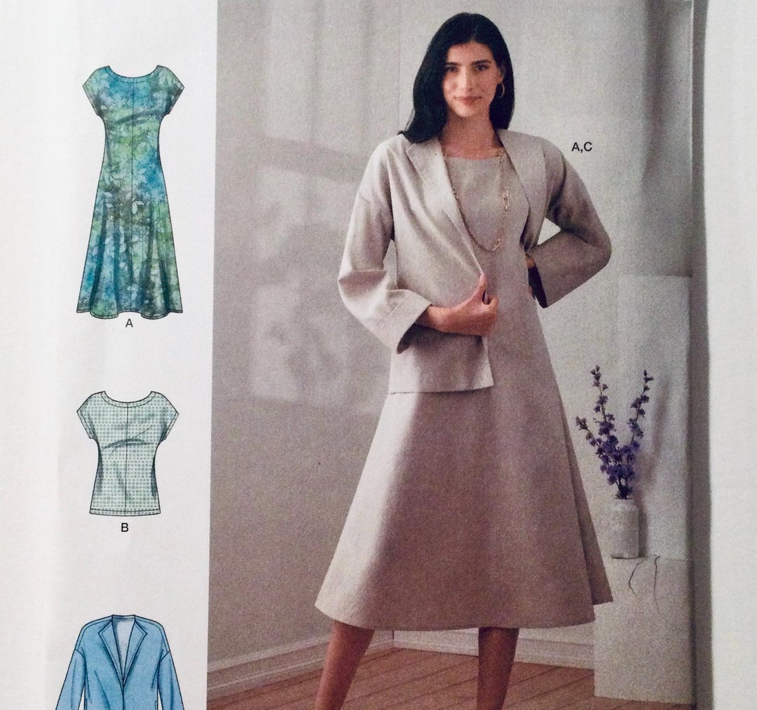 Simplicity 9263 Sewing Pattern Misses Dress, Top and Unlined Jacket ...