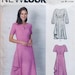 New Look 6655 Sewing Pattern Misses' Dress to Fit Sizes 6 - 18 30.5 ...