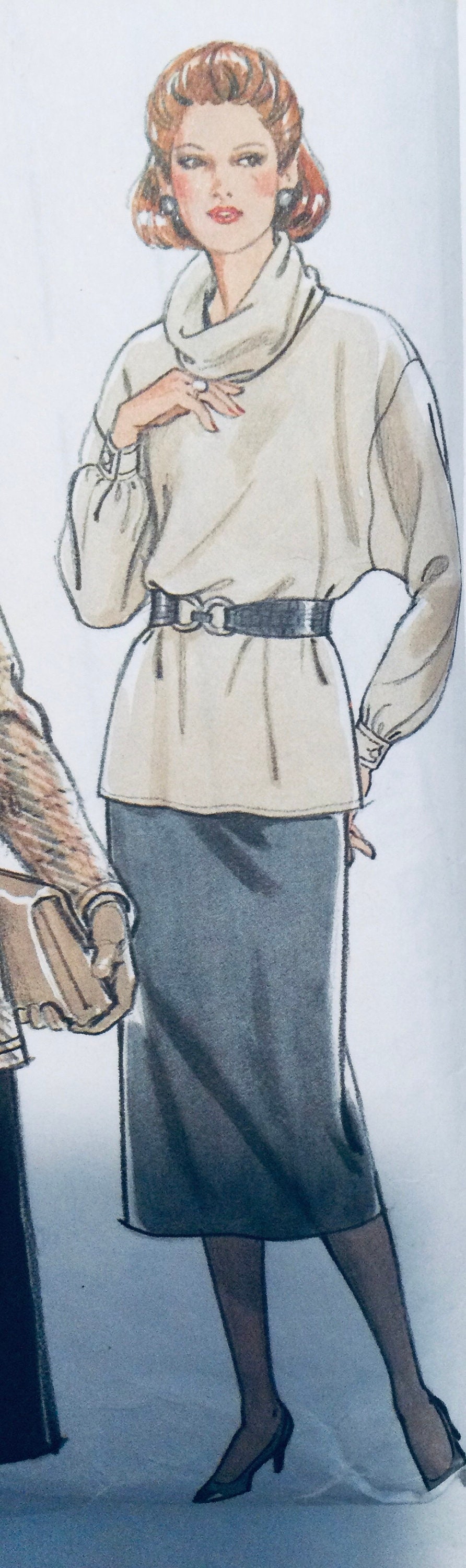 New Look 6632 Vintage Pattern for Womens' Jacket, Pullover Top and ...