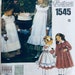 Vogue 1545 Vintage 80s Little Vogue Sewing Pattern Dress and Pinafores ...
