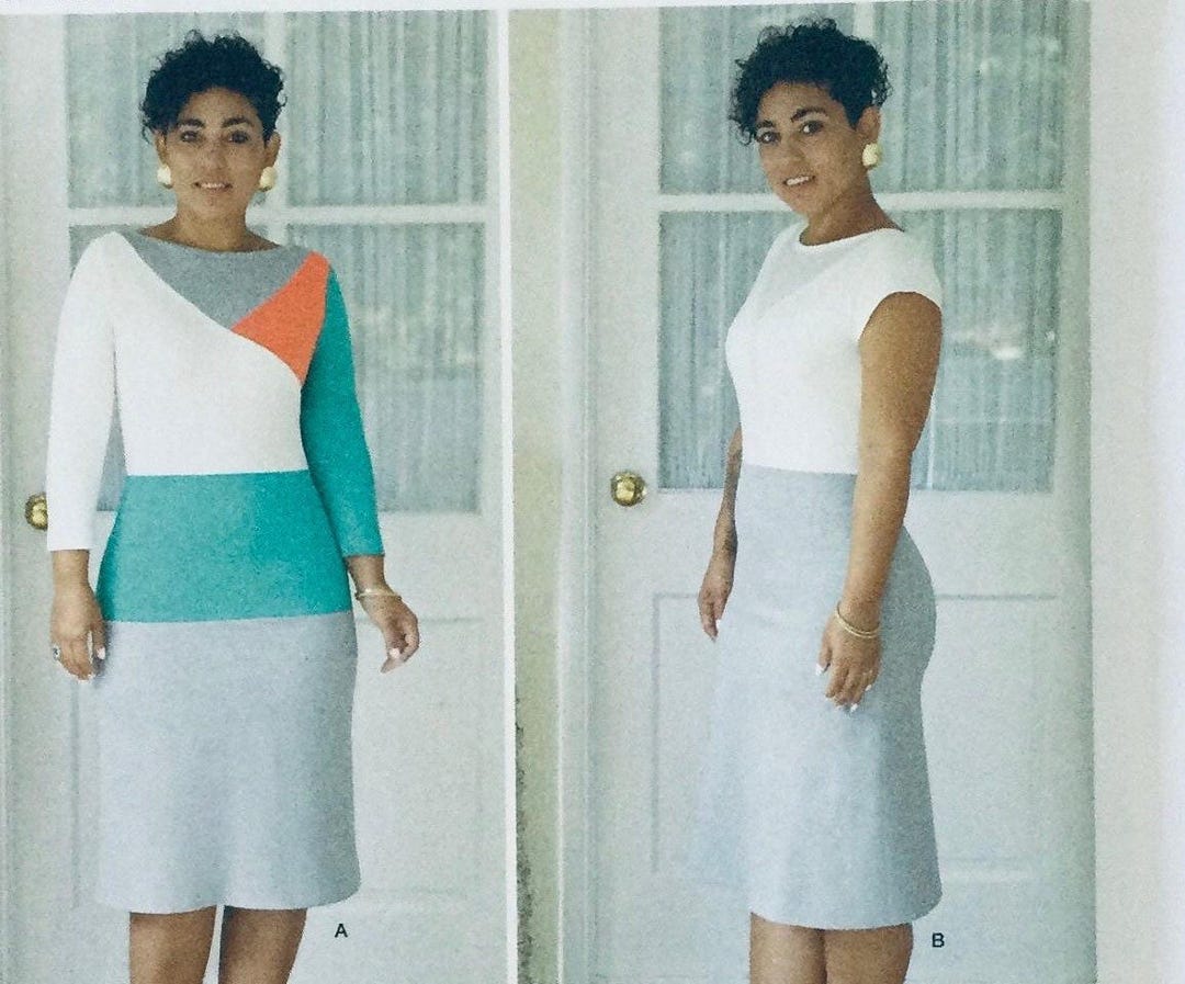 Simplicity 8547 Sewing Pattern Misses'/miss Petite Knit Dress ...