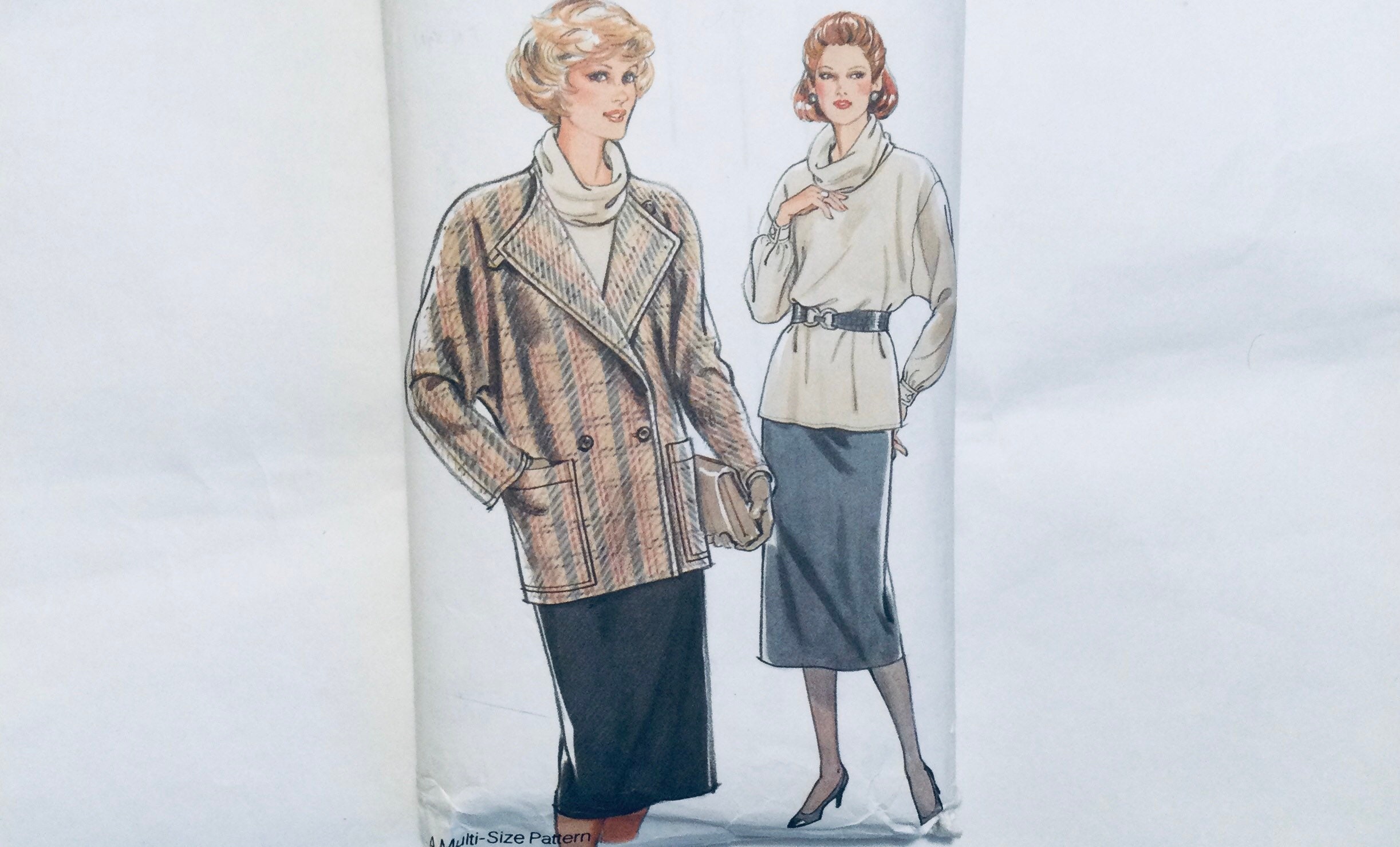 New Look 6632 Vintage Pattern for Womens' Jacket, Pullover Top and ...