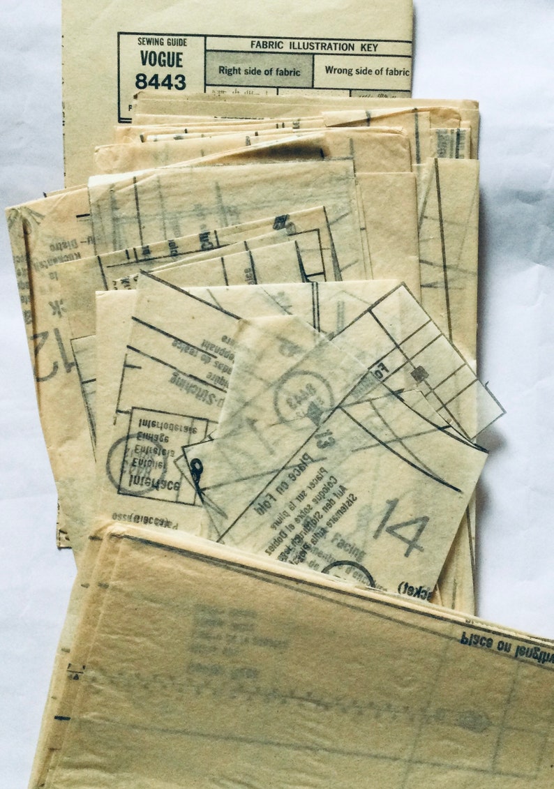 Vogue 8443 Vintage 1970s Sewing Pattern Misses' Jacket - Etsy