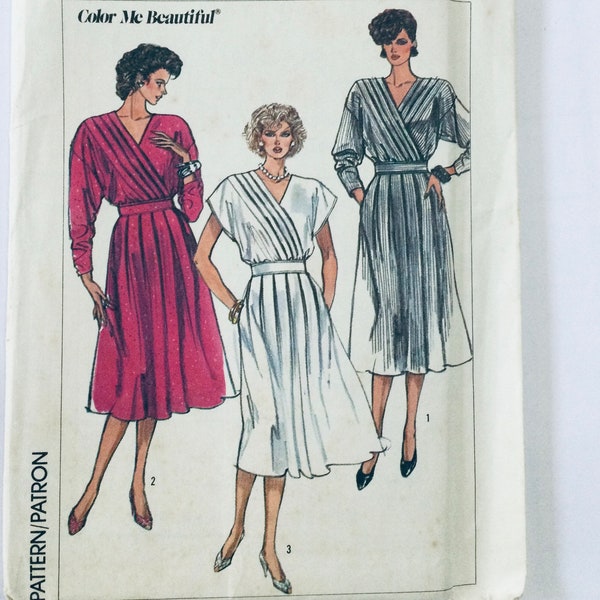 Cross Wrapped Bodice Dress Pattern - Etsy