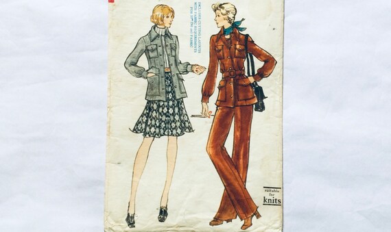 Vogue 8443 Vintage 1970s Sewing Pattern Misses' Jacket - Etsy