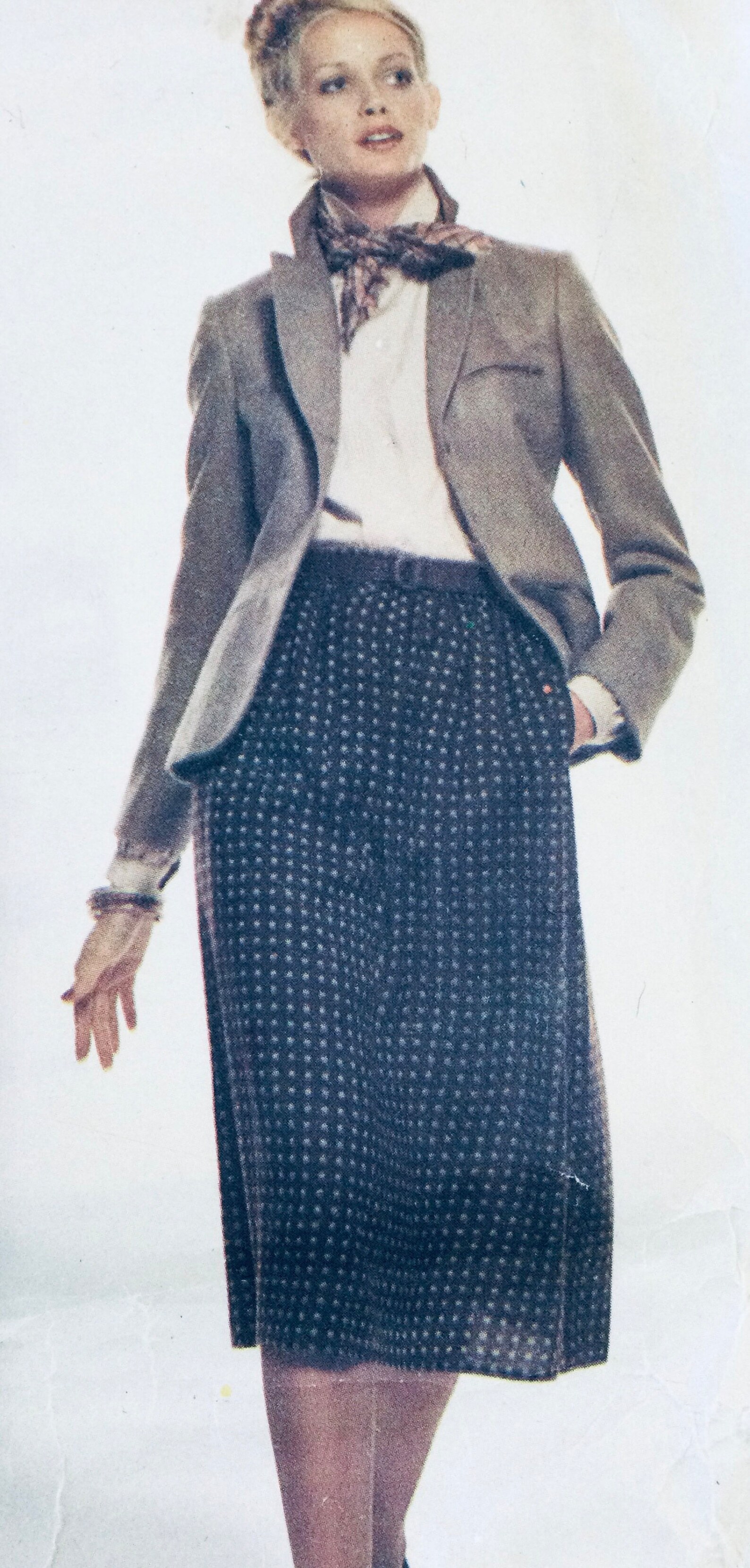 Vogue 1791 Vintage 1970s Calvin Klein Sewing Pattern Misses' Jacket ...