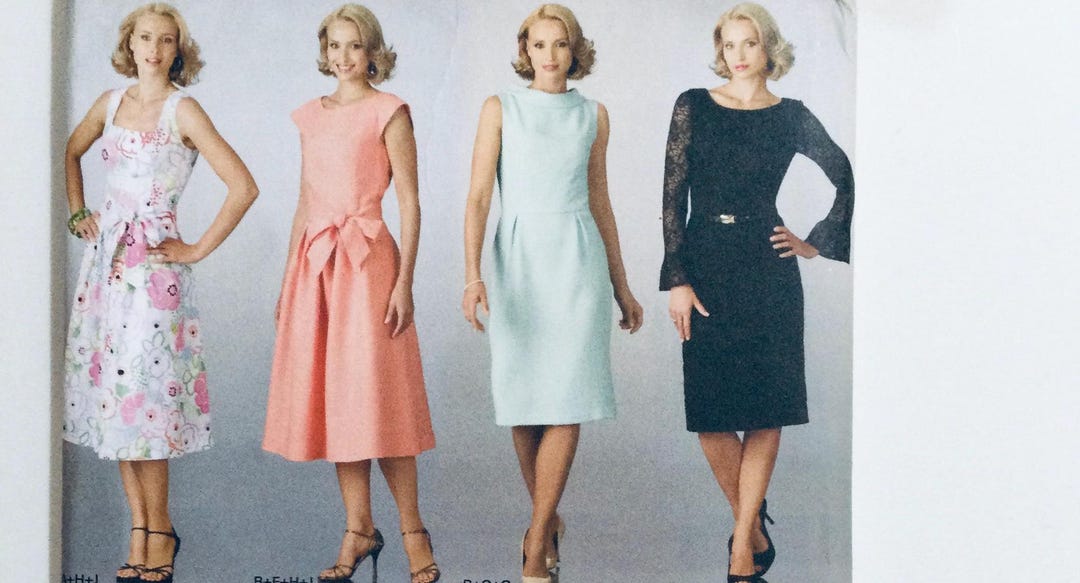New Look 6824 Sewing Pattern for Mix and Match Misses Dresses 8 - 18 ...