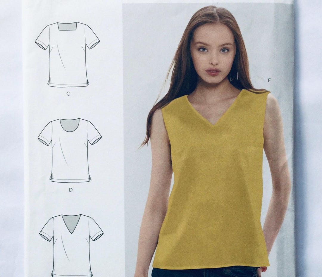 Simplicity 9133 Sewing Pattern Misses Simple Top With Neckline ...
