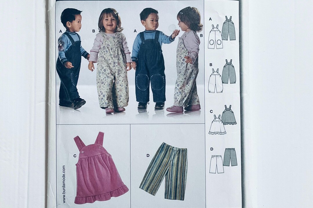 Burda 9772 Easy Sewing Pattern for Babies/toddlers' Pants, Skirt ...