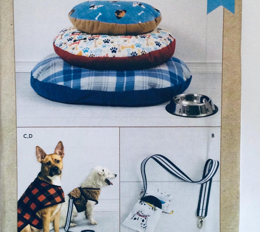 Kwik Sew 4285 Sewing Pattern for Dog Beds, Leash, Harness, Vest and ...