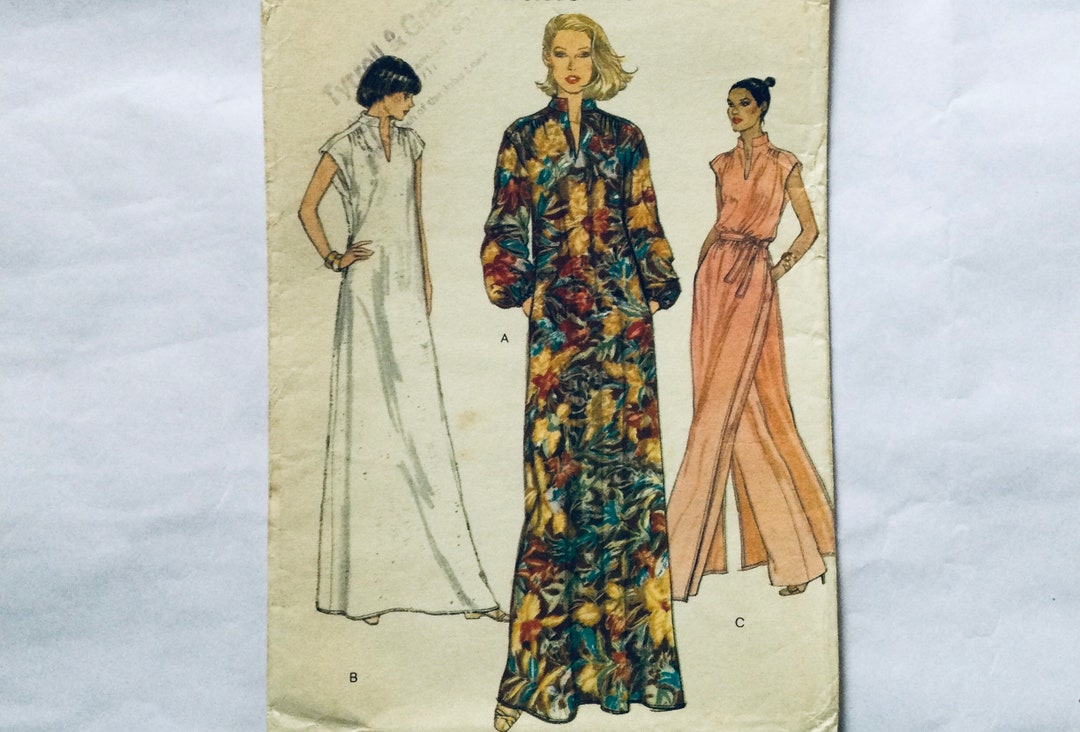 Very Easy Vogue 7036 Vintage 1987 Sewing Pattern Misses' Dress Tunic ...