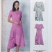 New Look 6655 Sewing Pattern Misses' Dress to Fit Sizes 6 18 30.5 40 ...