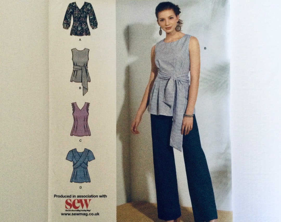 Simplicity 8921 Sewing Pattern Misses' Tops With Variations 4 - 12 ...