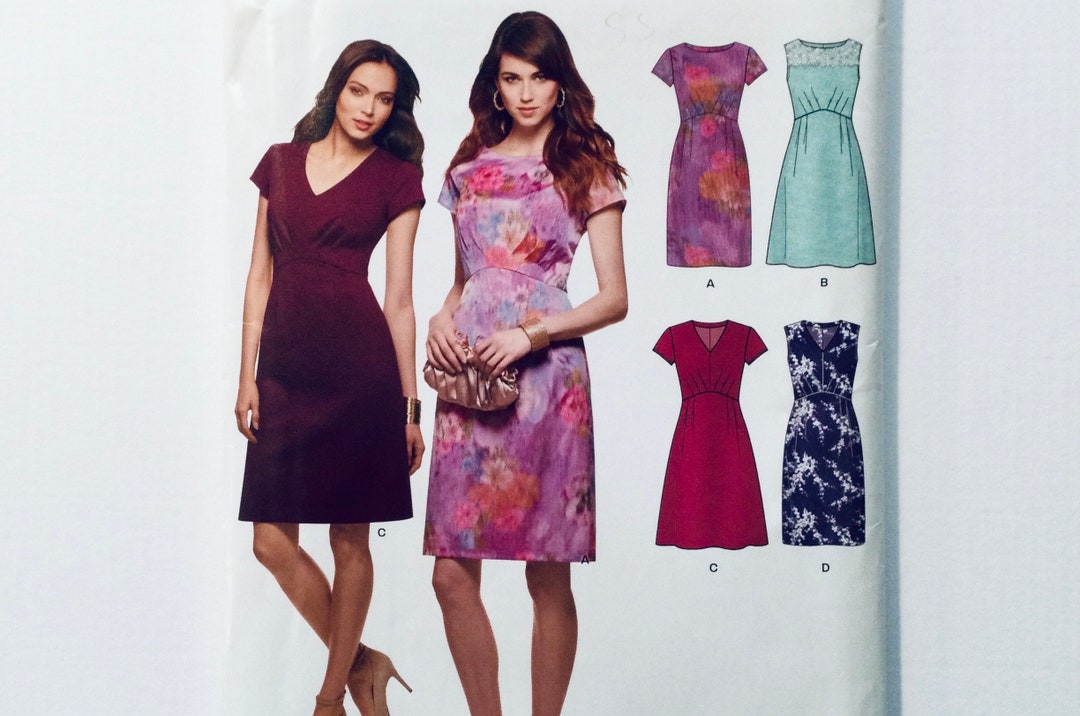New Look 6322 Sewing Pattern Misses' Dress to Fit Sizes 8 to 18 Factory ...