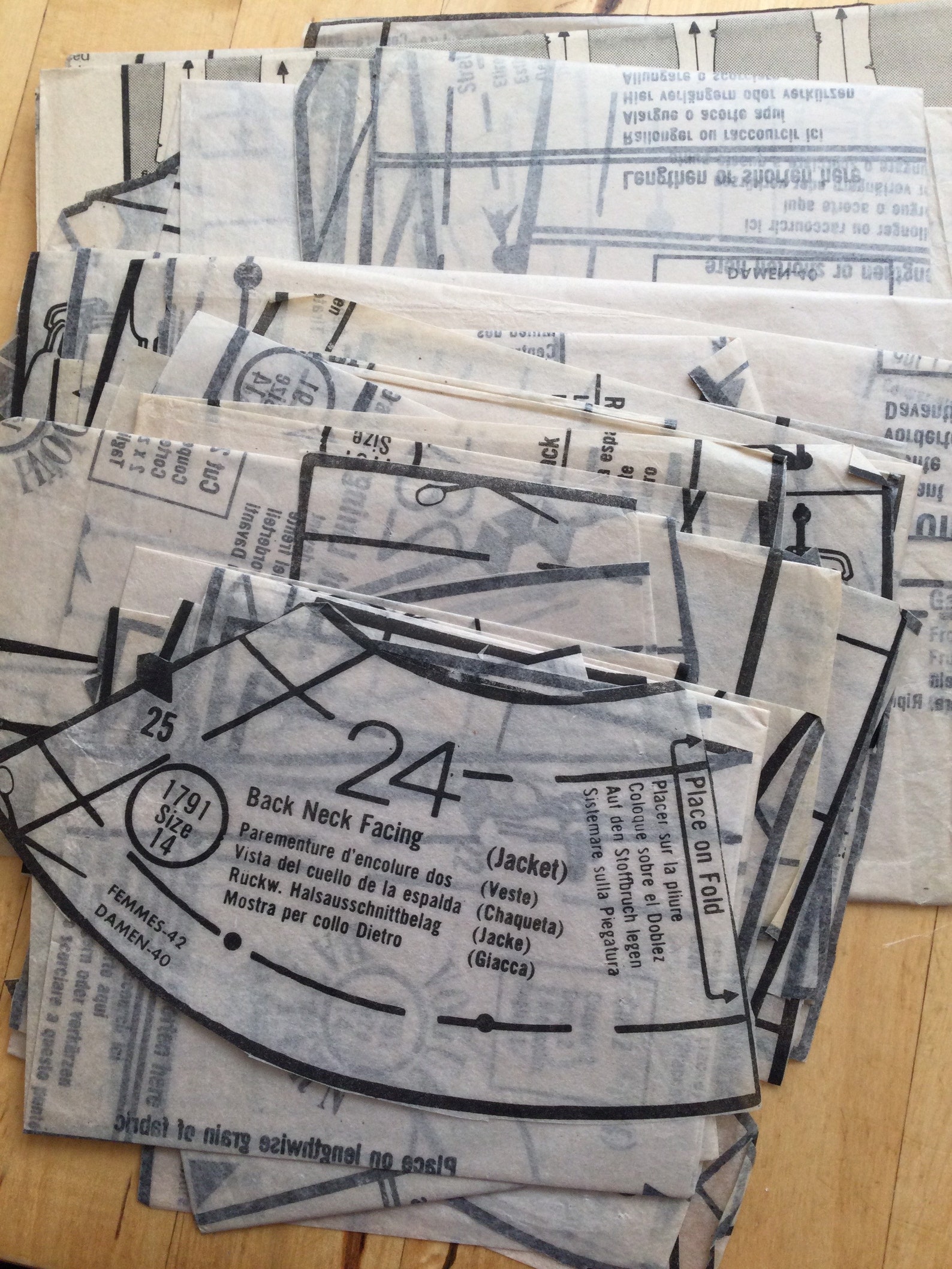 Vogue 1791 Vintage 1970s Calvin Klein Sewing Pattern Misses' Jacket ...