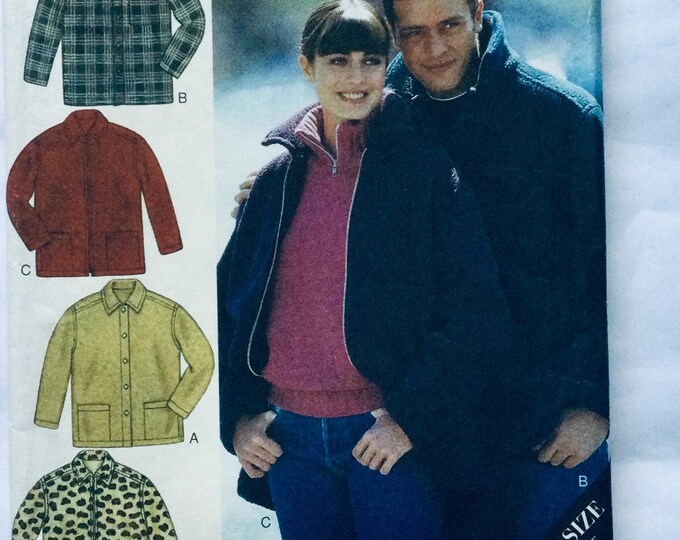 New Look 6689 Sewing Pattern for Unisex Jackets Small to Xxlarge ...