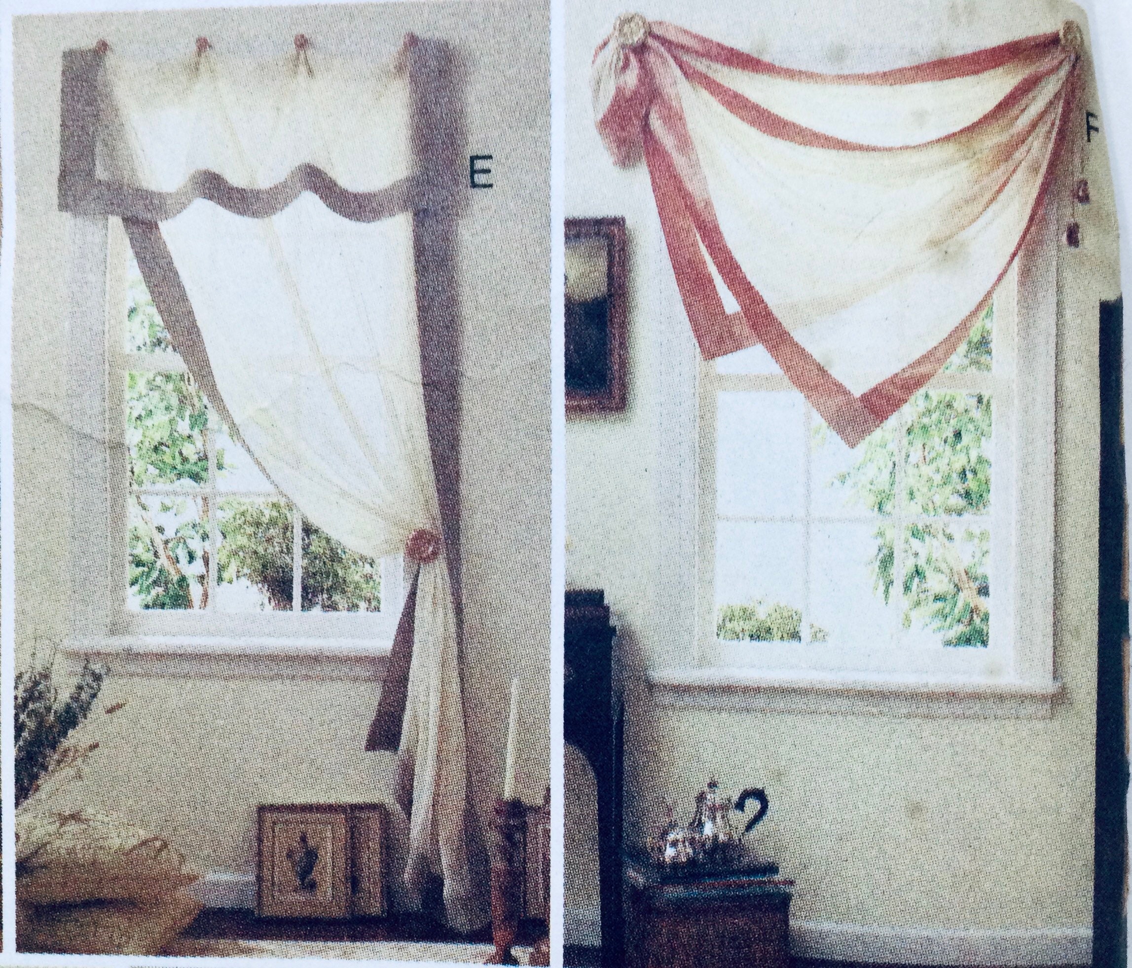 Vogue 1596 Sewing Pattern for Window Dressing Including Draped - Etsy