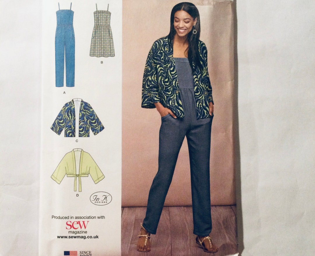 Simplicity 8610 Sewing Pattern Misses' Jumpsuit Dress and - Etsy