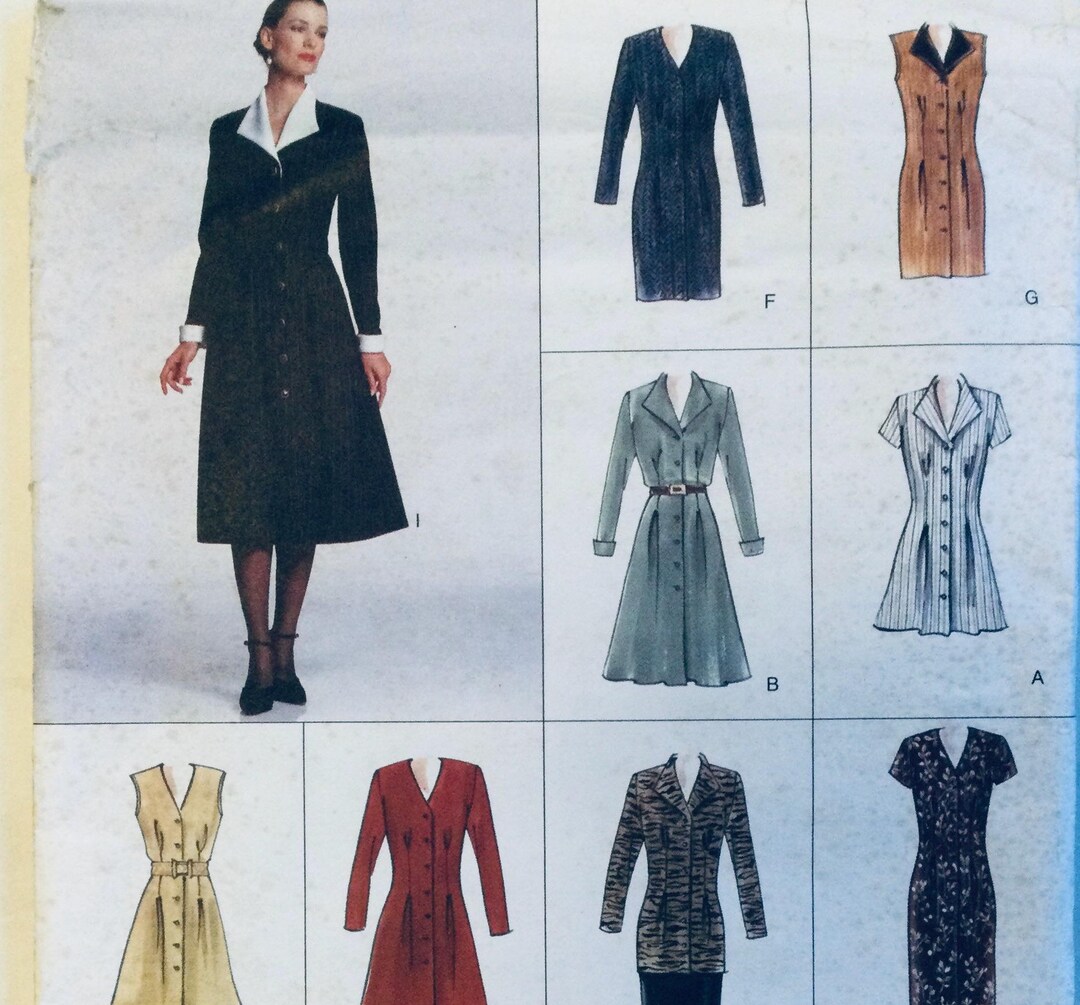 Vogue 2193 Vintage 1998 Very Easy Options Sewing Pattern Misses'/misses ...