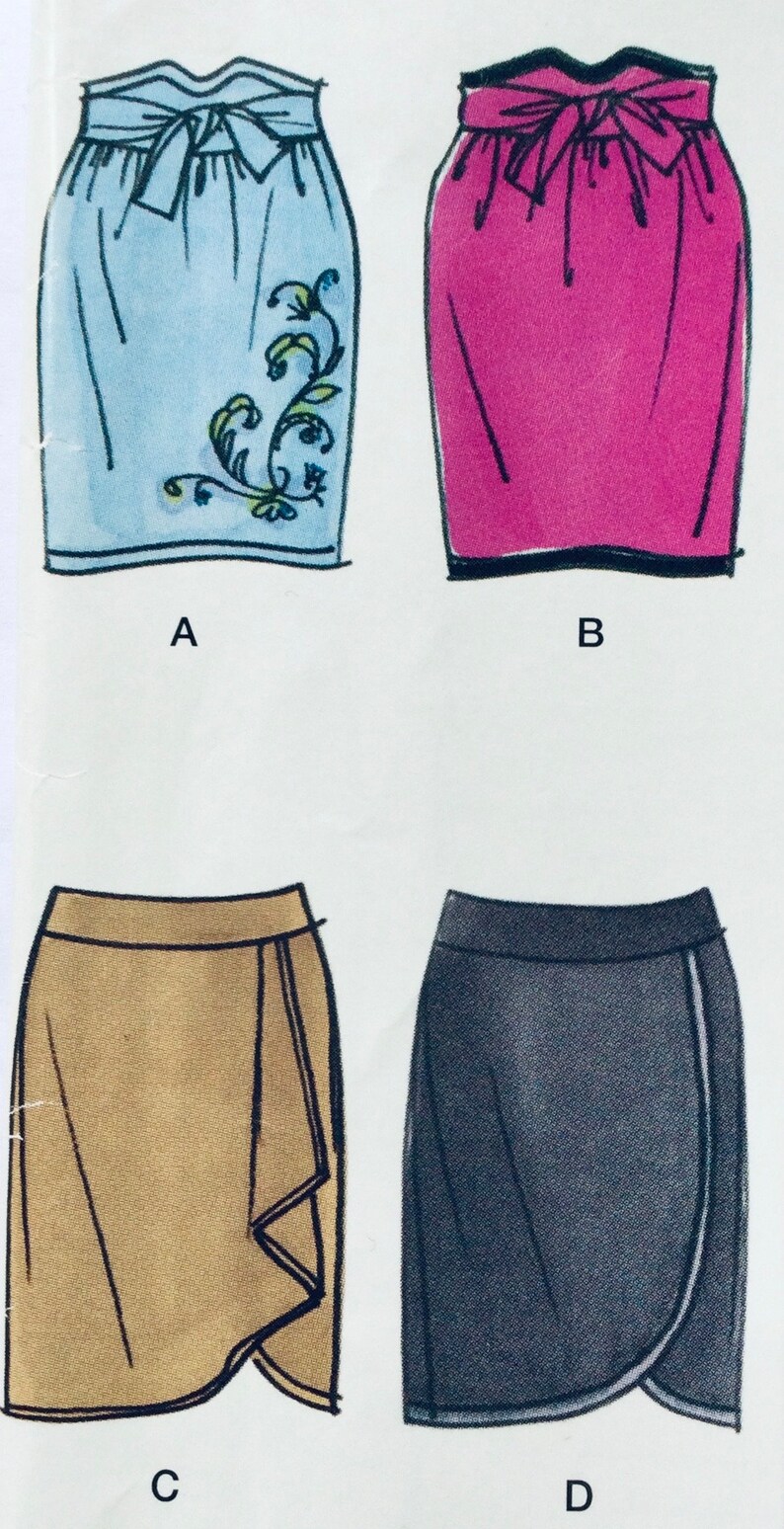 Simplicity 2512 Sewing Pattern for Misses' Skirts in Three Styles 12 20 ...