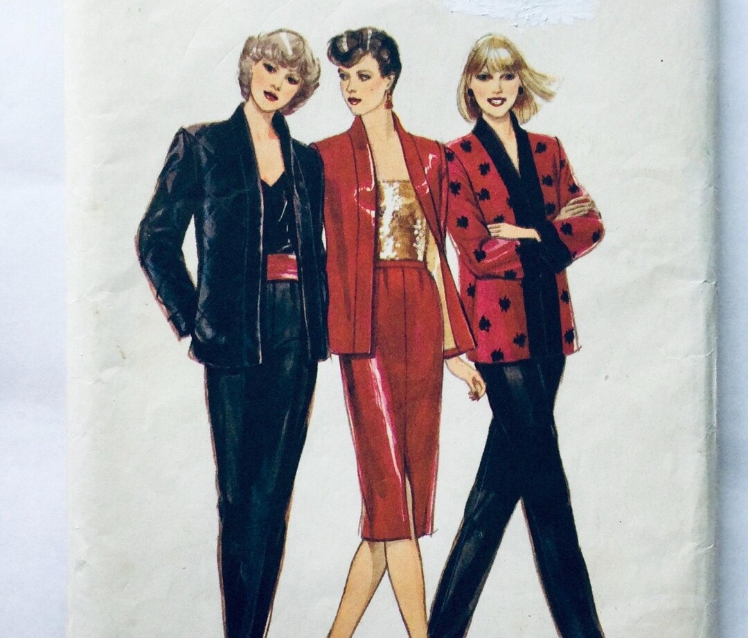 Style 2870 Vintage '79 Sewing Pattern Misses Lined Jacket Skirt and ...