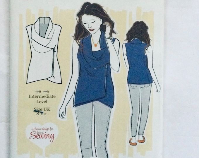 Simple Sew the Slouchy Gilet #016 8-20 Intermediate Level Sewing ...