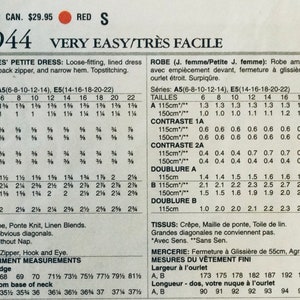 Vogue 8944 Very Easy Sewing Pattern Misses Misses Petite Lined Colour ...