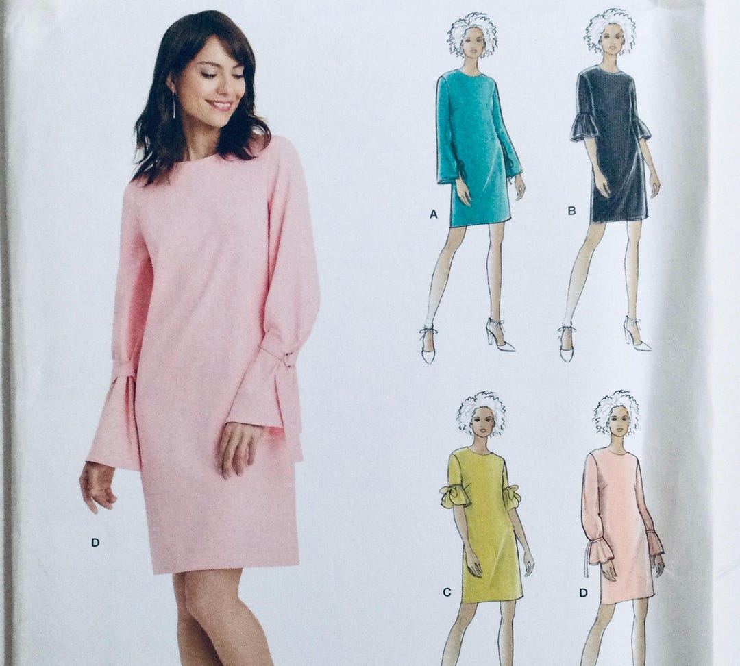New Look 6524 Sewing Pattern Misses Dress in Seven Sizes 10-22 Factory ...
