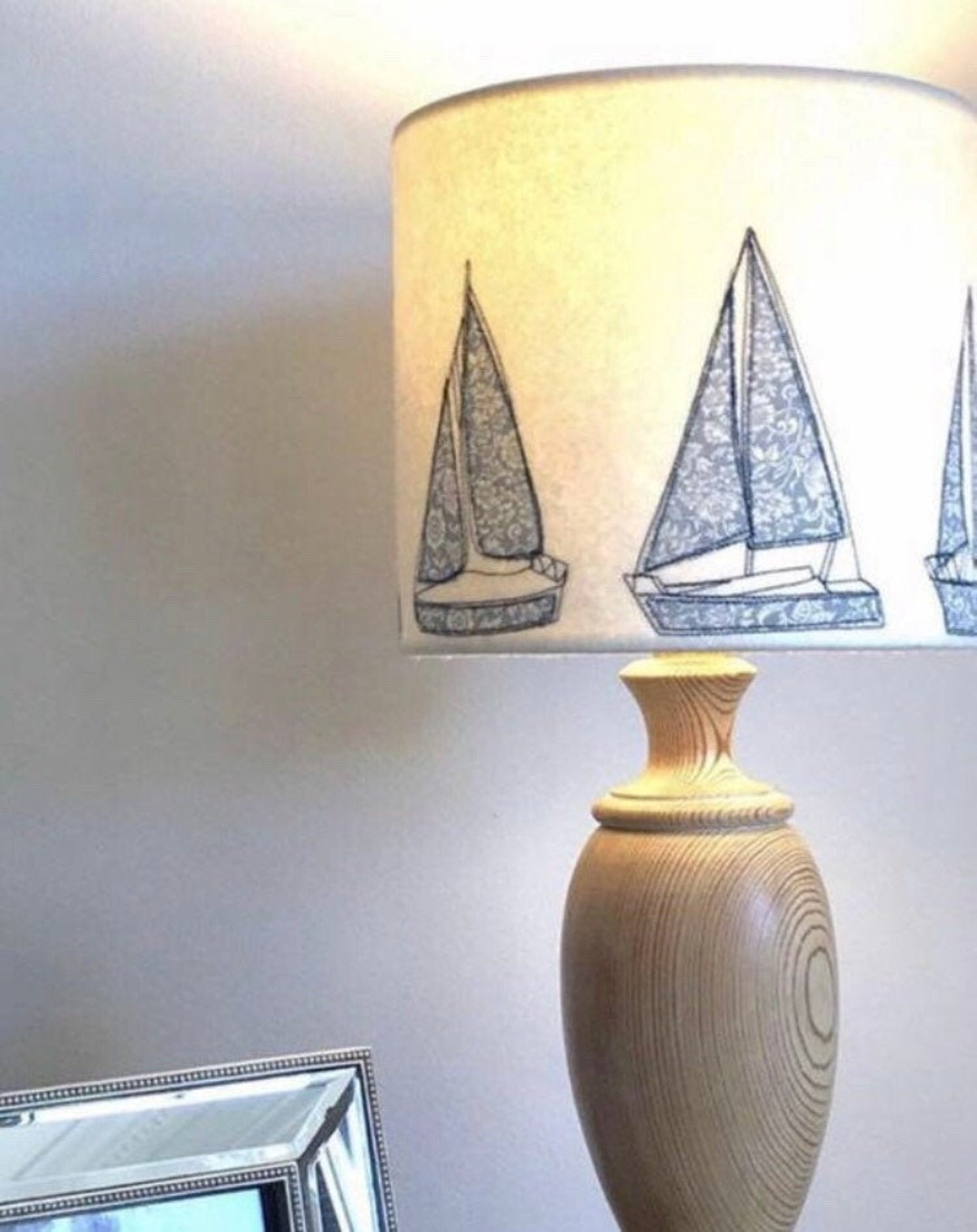 Sailing Boat Lampshade With Liberty Print - Etsy