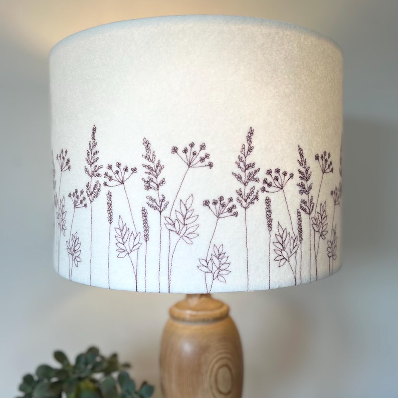 Embroidered Lamp Shade - Etsy