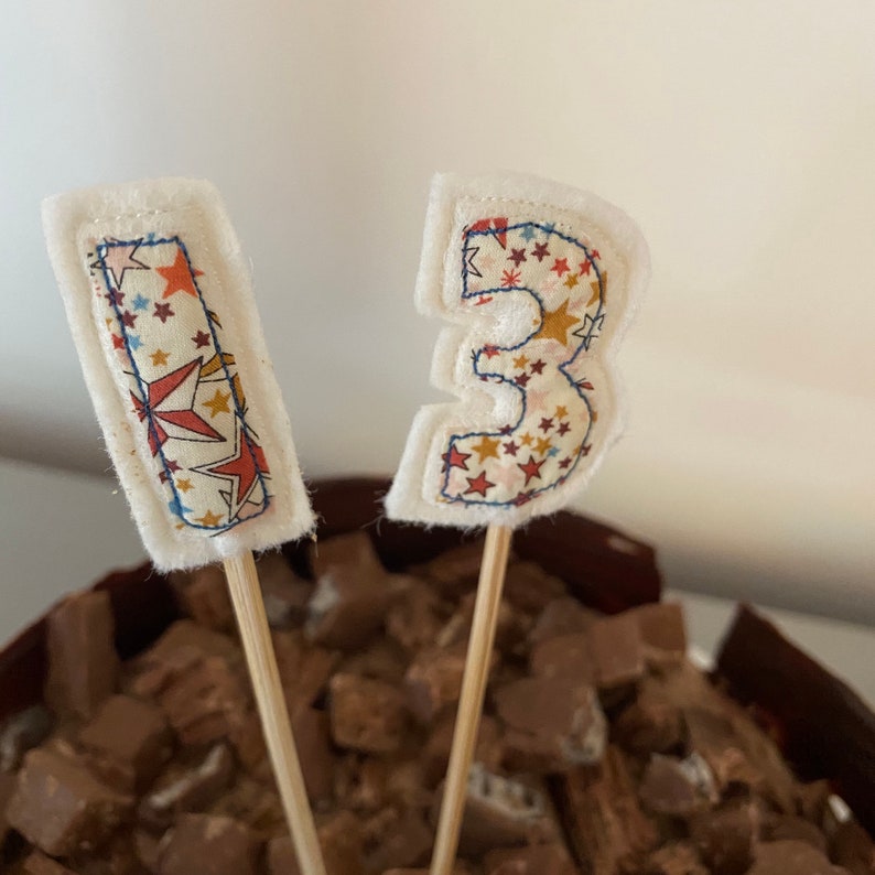 Cake Numbers Cake Topper Cake Decoration - Etsy
