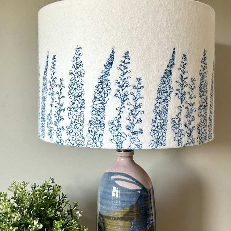 Embroidered Lamp Shade - Etsy