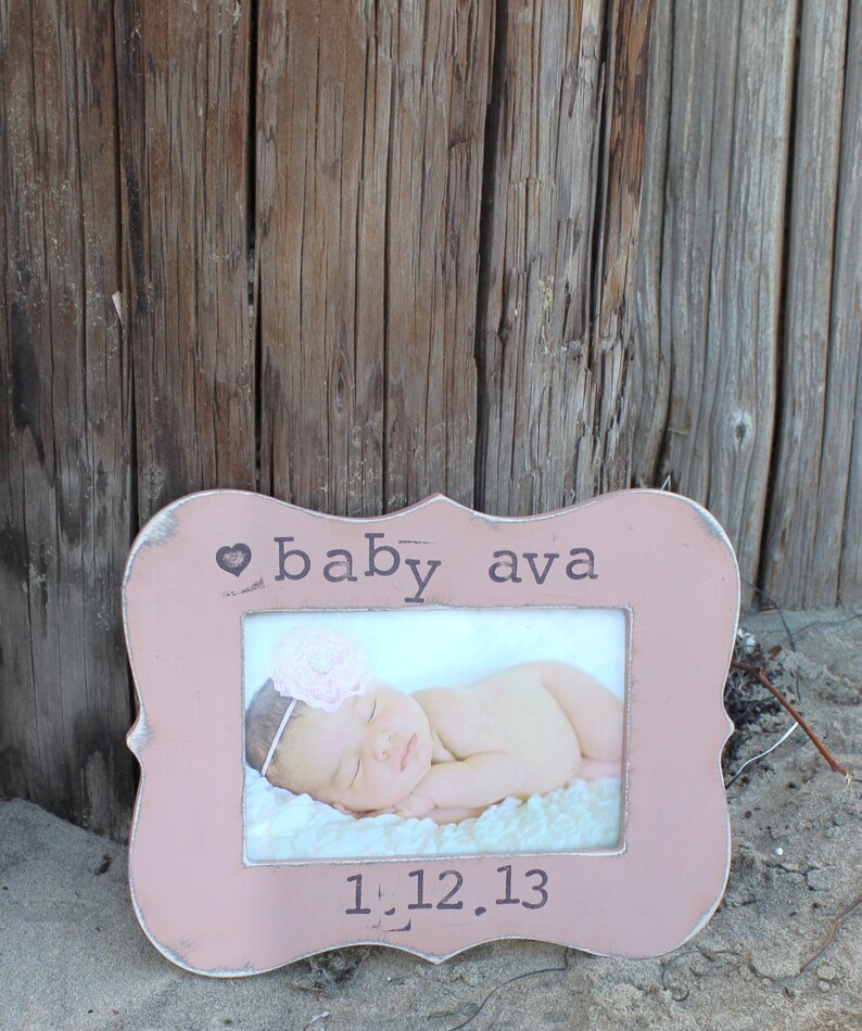 Personalized Baby Picture Frame Baby Girl Gift Personalized - Etsy