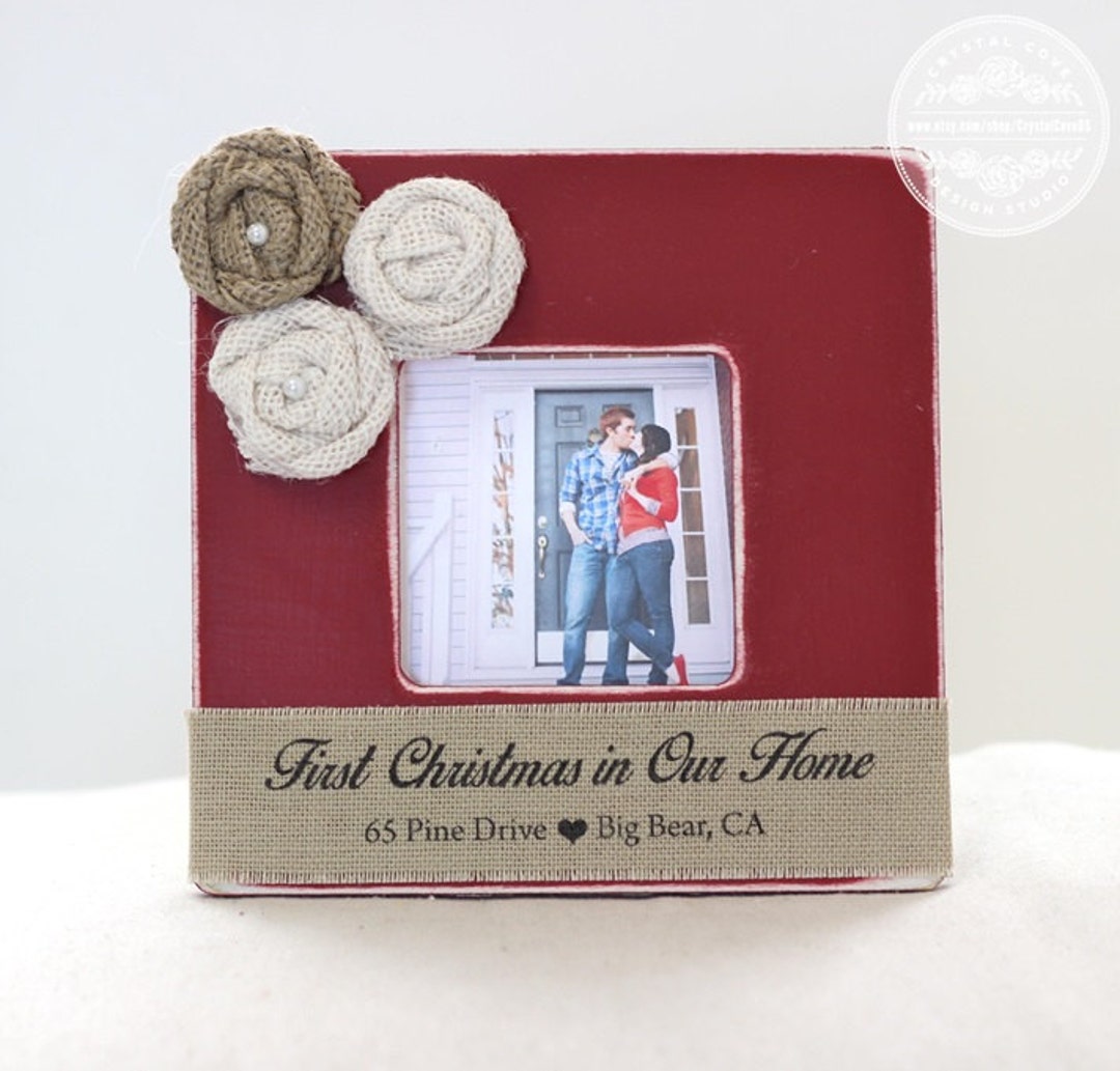 Our First Home GIFT Personalized Picture Frame Custom - Etsy