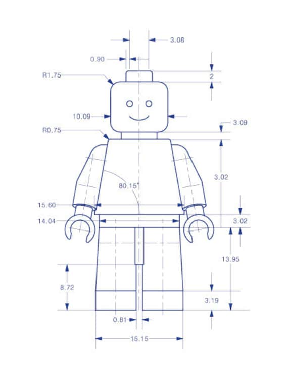 Items Similar To Toy Figure Technical Drawing In Blue 6x8 Sample Print items-similar-to-toy-figure-technical-drawing-in-blue-6x8-sample-print